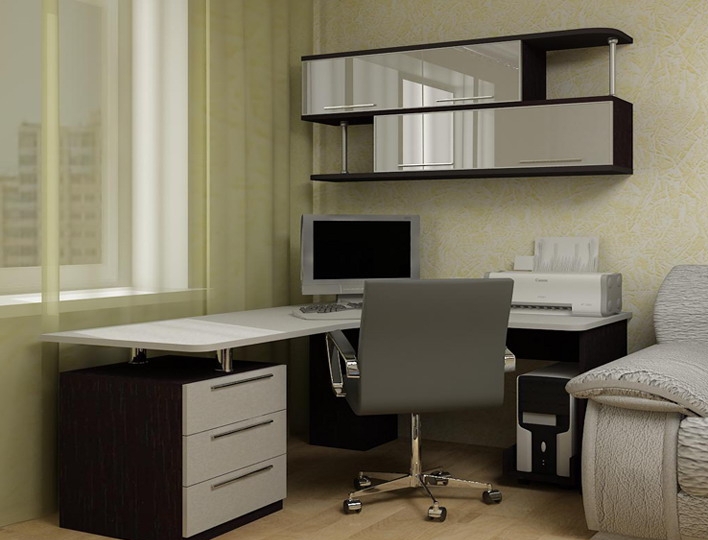 Простой компьютерный стол фото – Компьютерные столы по фото в интерьере ...